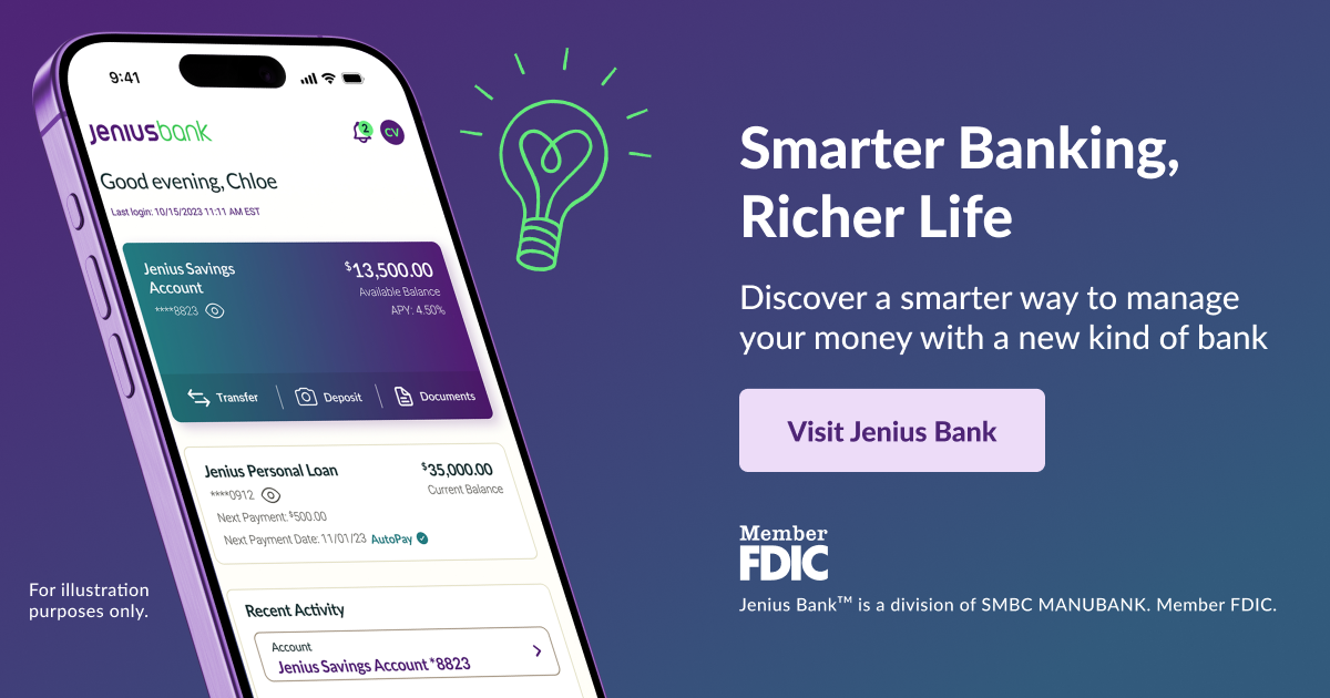 Jenius Bank Mobile App | Jenius Bank
